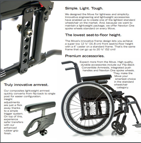 Motion Composites MOVE Wheelchair